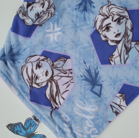 Handmade | Bedding | Frozen Elsa Girls Fleece Blanket 52x58 | Poshmark